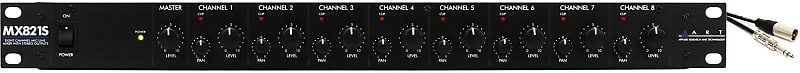 ART MX821S Rackmount Mic/Line Mixer Bundle with Pro Co | Reverb