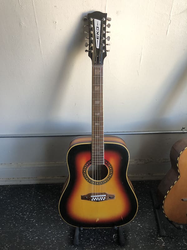 Fine 1967 Eko Ranger XII “Dark Sunburst 12 string guitar | Reverb