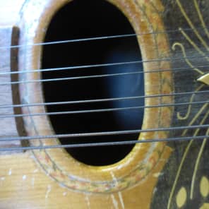 Vintage 8 string Bowl Back Mandolin butterfly inlay | Reverb