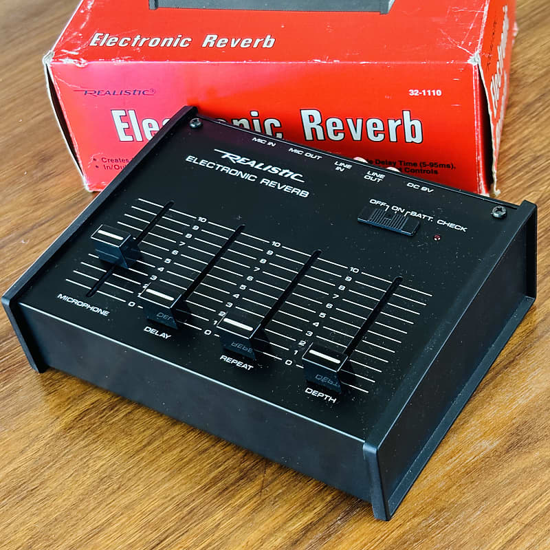 Realistic Electronic Reverb / Echo / Overdrive [BBD Analog | Reverb