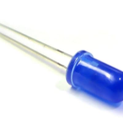 Blue LED 5mm Round Wide Angle Diffused LED Light Emitting | Reverb