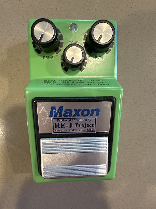 Analogman Maxon OD9 silver mod. 2016 - Green | Reverb