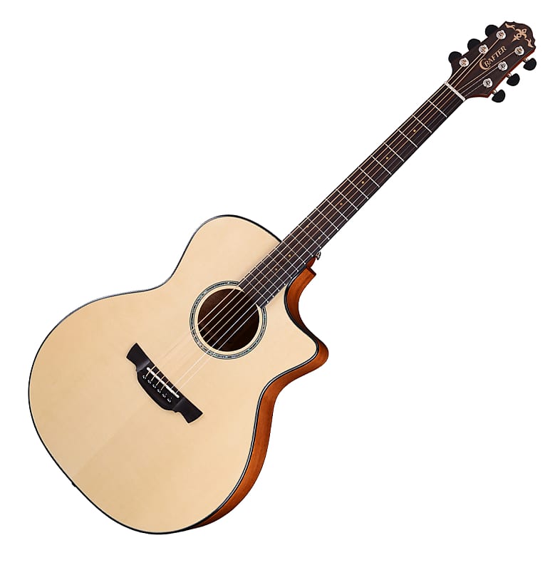 Crafter KGXE-600 Able Grand Auditorium Enegelmann Spruce Top | Reverb