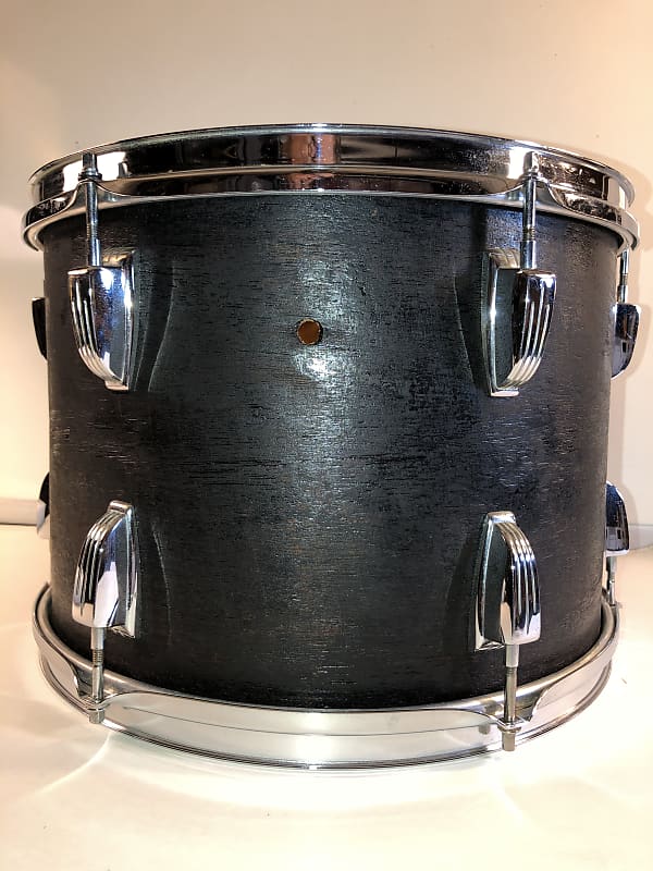 Ludwig (WFL) 14” Rack Tom 1960s - Black Satin | Reverb