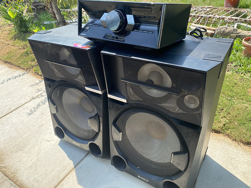 Sony Shake-99 Stereo Receiver and Speakers 2010s - Black Rare | Reverb