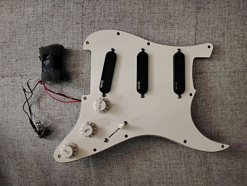 EMG Loaded Strat Pickguard | Reverb