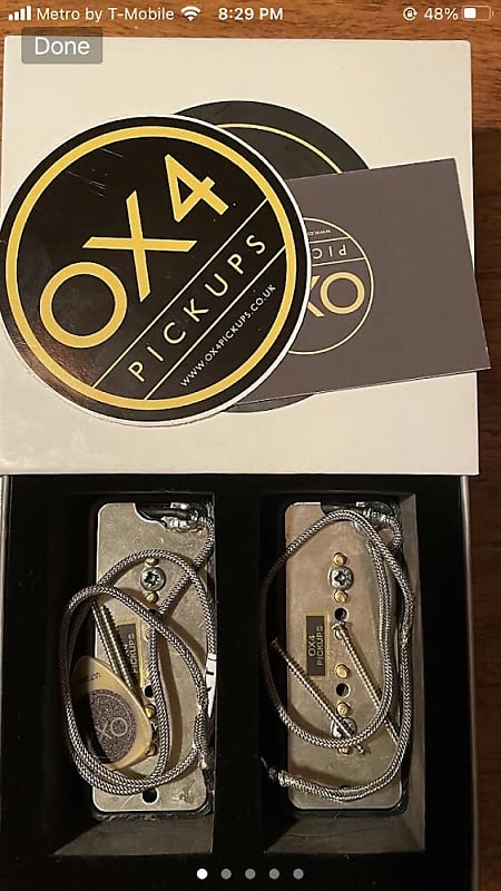 OX4 P90 Pickups Out Of Phase Handwound Boutique Pickups | Reverb