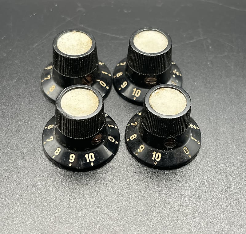 1960s/70s Bartolini Zerosette Wurlitzer Guitar Knobs (4No) | Reverb UK
