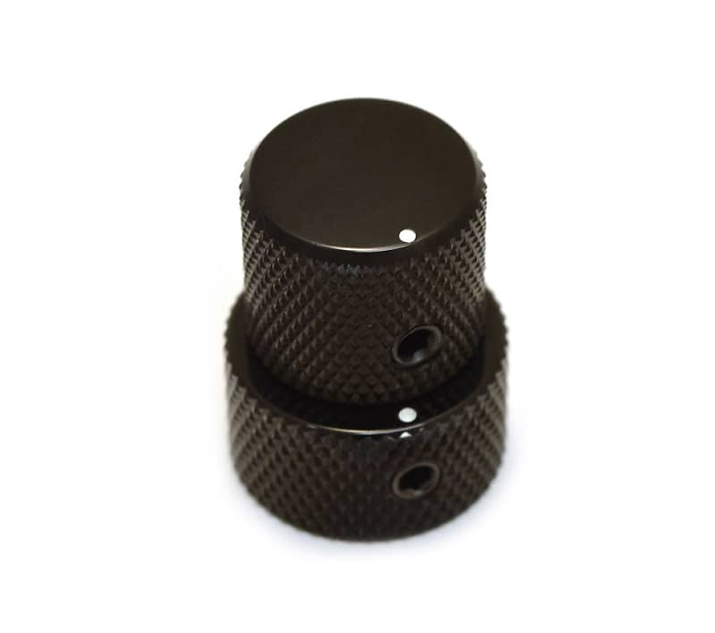 MK-3320-003 Gotoh Black Mini Stacked Knob for most Bartolini, | Reverb