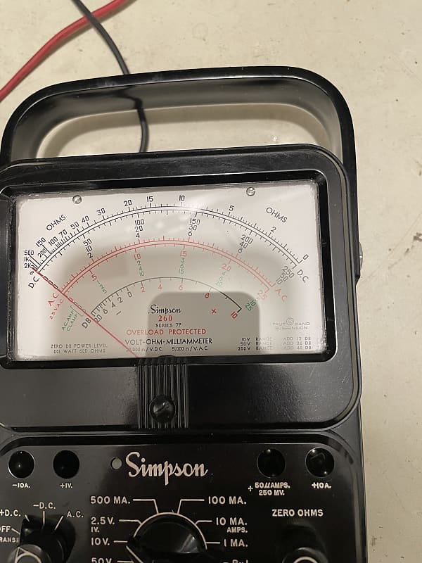 Simpson 260 Series 7P Vintage - Black | Reverb