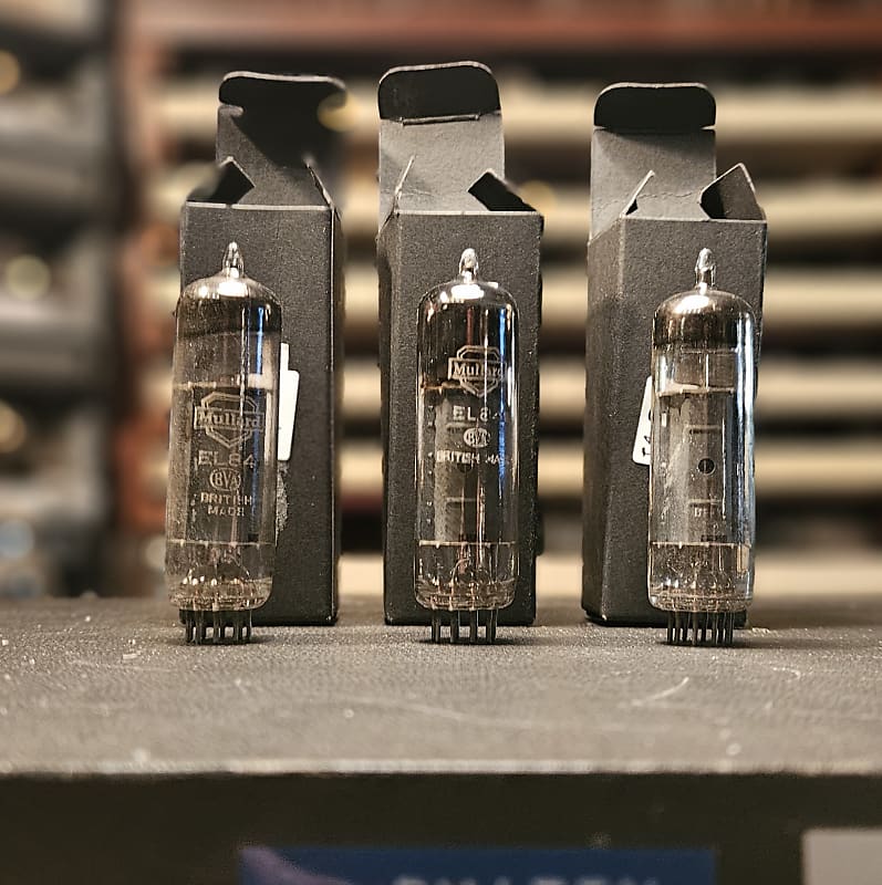 Mullard EL84 Power Tube RX1 Matched Trio | Reverb