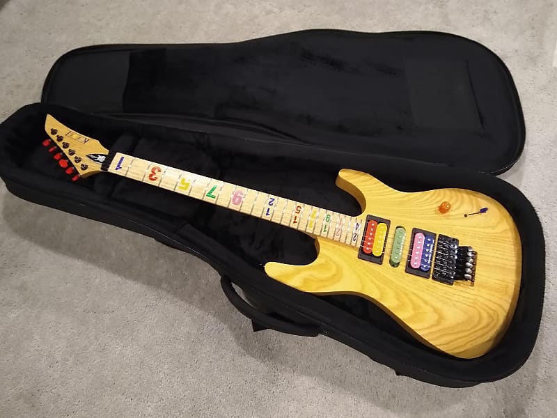 Kiesel JB24 Jason Becker Tribute Numbers Guitar Natural | Reverb