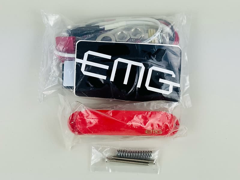 EMG SA Pickup w/Mounting Hardware and Wiring Harness, Gold | Reverb