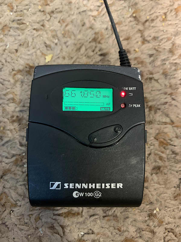 Sennheiser EW100 G2 B 626-662 wireless microphone bodypack | Reverb