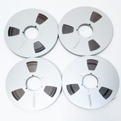 Ampex 456 - 1/2" Tape Reels - Set of 4 - Empty Reels | Reverb