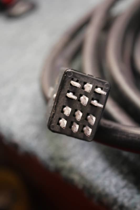 28 foot 12 pin Cinch Jones Lighting Dimmer Control Cable | Reverb