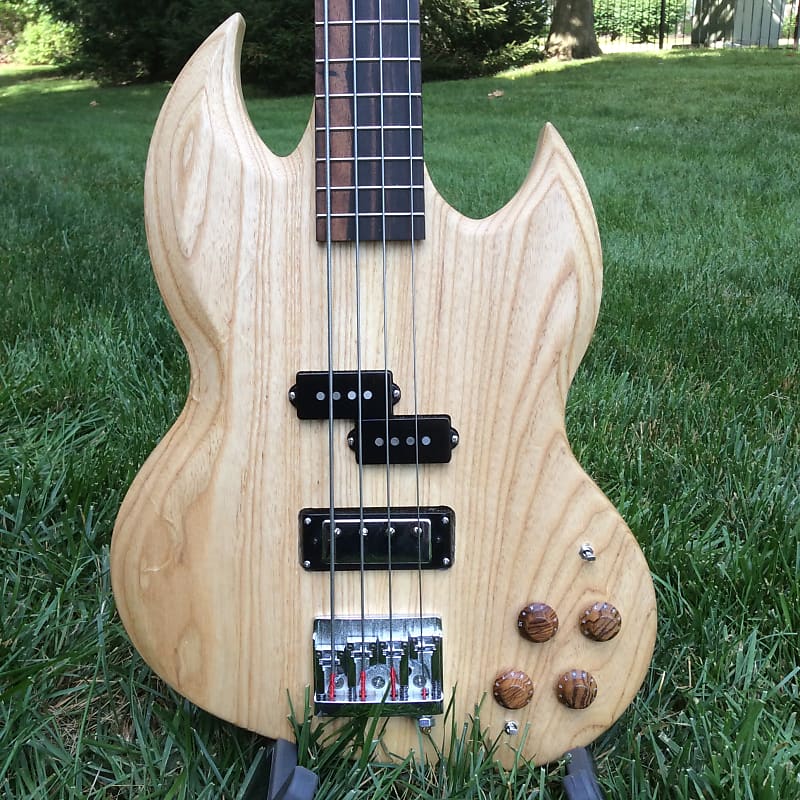 Warmoth Ash Diamondback w/ Roasted Maple Macassar Ebony Neck | Reverb