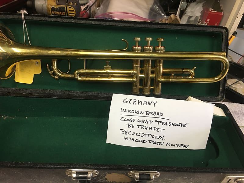 Unbranded made in Germany Trumpet 1950-1970 - Clear Lacquer | Reverb