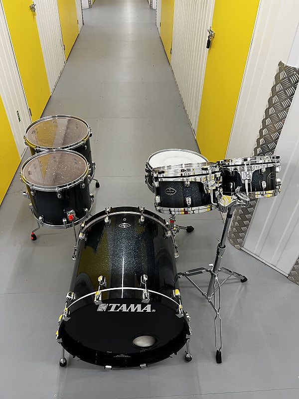 Tama Starclassic hyperdrive B/B - Black/turquoise sparkle | Reverb UK