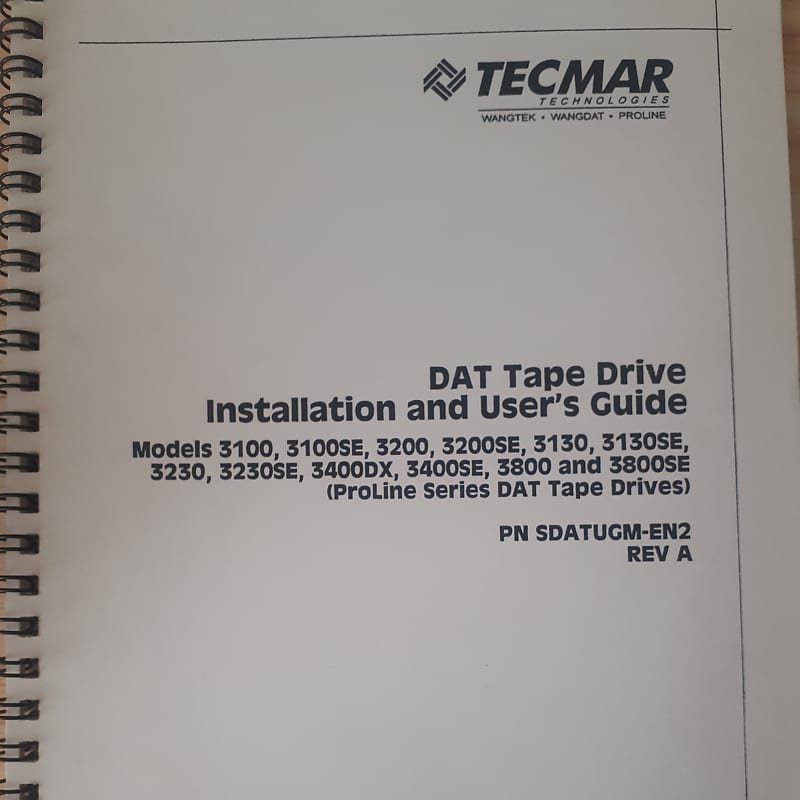 Tecmar Technologies DAT Tape Drive (ProLine Series) see | Reverb