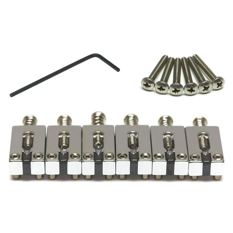 Graph Tech String Saver Strat Style Chrome Saddles 2 3/16" | Reverb