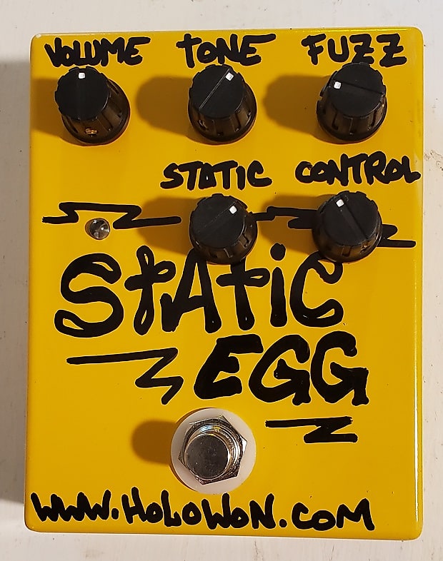 holowon STATIC EGG analog transistor fuzz guitar effects | Reverb