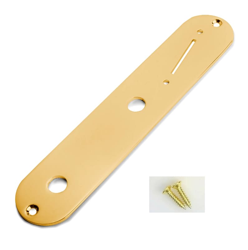 True Custom Shop® Gold Slanted Switch Control Plate for | Reverb