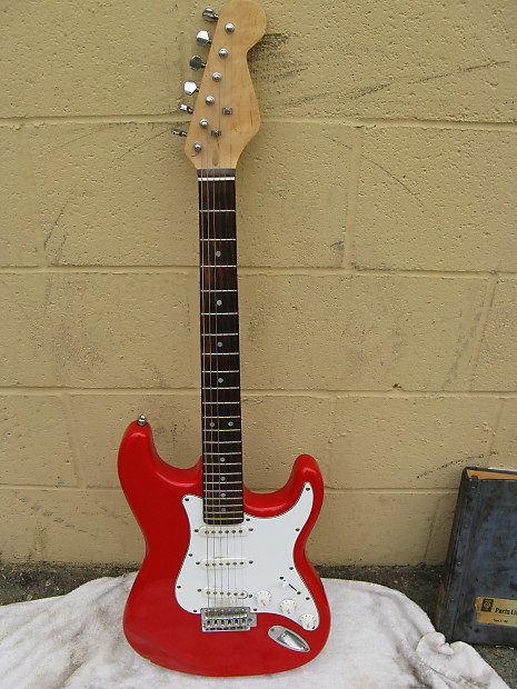 Stratocaster style electric guitar | Reverb