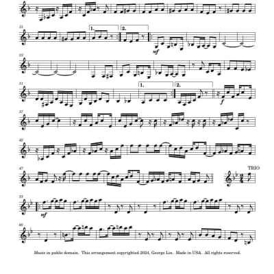 Clarinet Quartet Sheet Music: Score and Parts - Maple Leaf | Reverb