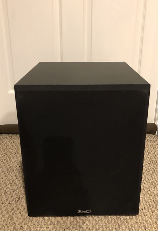 KLH Home Audio Video Sub Woofer Black | Reverb