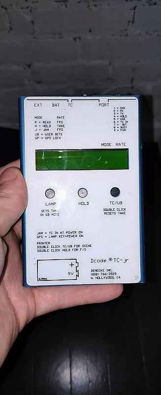 Denecke Dcode TC Jr Timecode Reader Box | Reverb