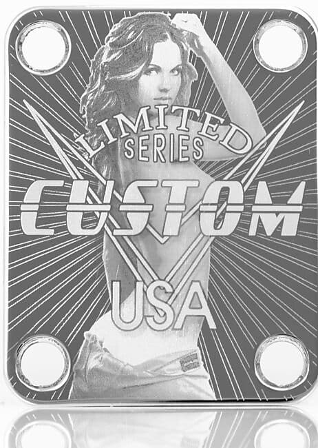 Neck Plate Pin-Up - Limited Series - E. -u. (USA) Custom - | Reverb