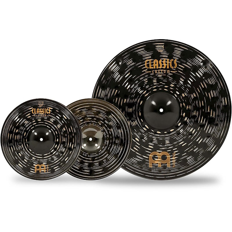 MEINL Classics Custom Dark Double Bonus Cymbal Set with Free | Reverb
