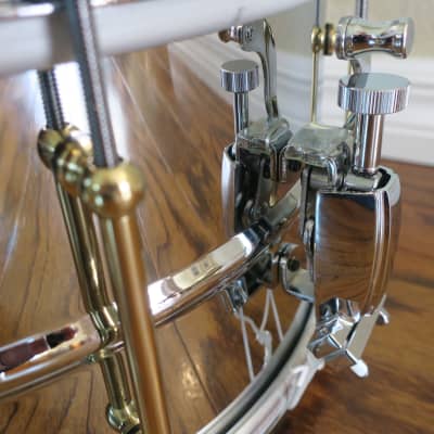 Custom Snare Drum Like Ludwig Supraphonic Chrome Over Brass | Reverb