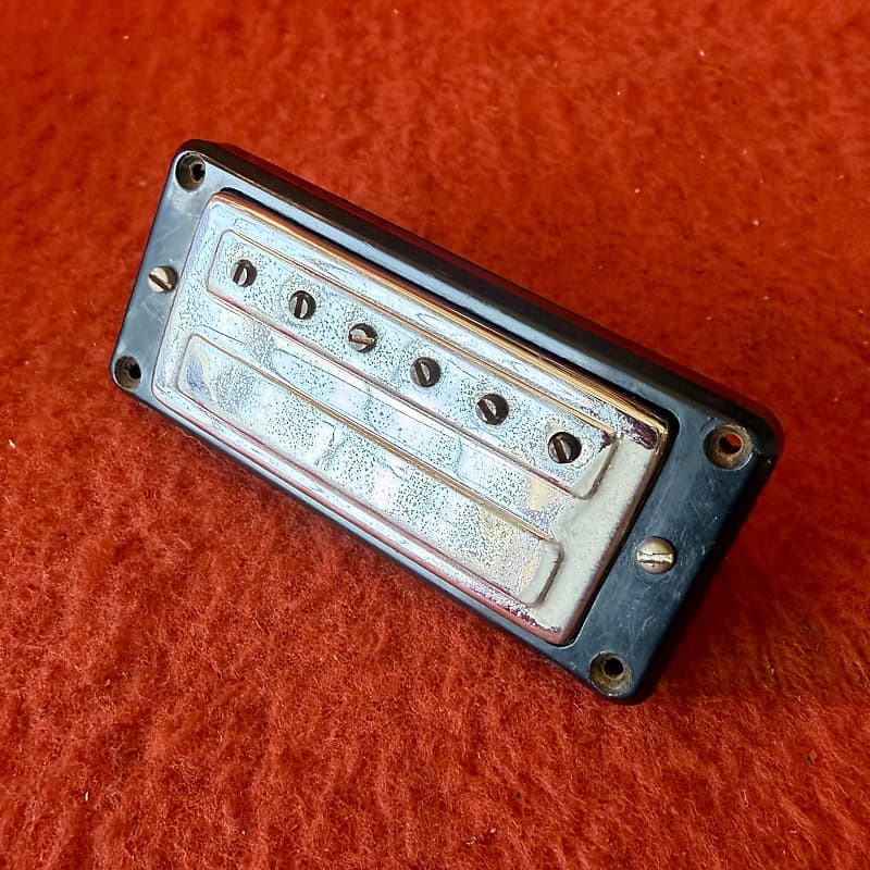 Guild Anti-hum mini humbucker pickup hb-1 1965 - Chrome | Reverb