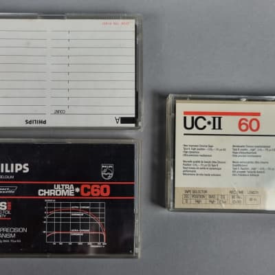 Philips Ultrachrome type II used cassettes x48 1980's | Reverb