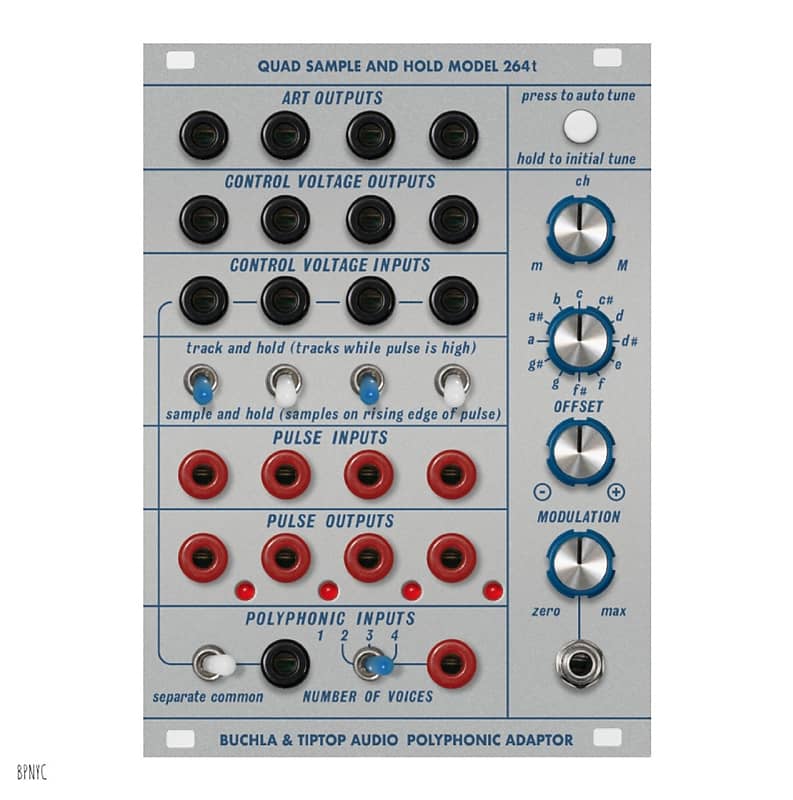 Buchla Tiptiop 264t QUAD Sample & Hold (BPNYC) | Reverb
