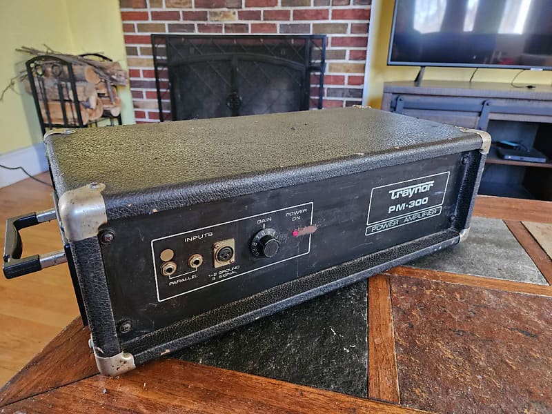 Traynor PM-300 vintage power amp '80s - blk | Reverb