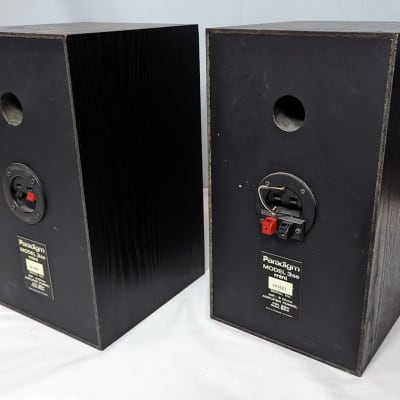 Paradigm 3SE MK1 Bookshelf Speakers 1980s - Black Ash | Reverb