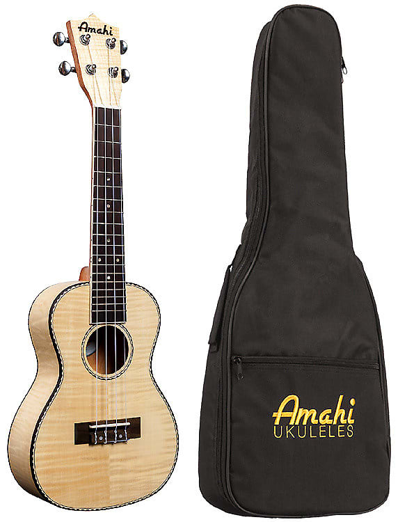 Amahi UK550 Concert Sized Ukulele Flamed Maple | Reverb