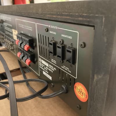 Yamaha Natural Sound Receiver CR-640 1977 Brushed Silver | Reverb