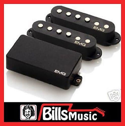 EMG SV/SV/81 Guitar Pickup Combination Set - Black | Reverb