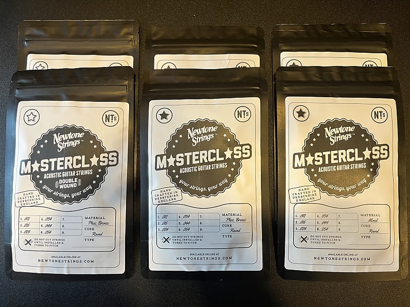 Newtone Master Class Acoustic Guitar Strings 2024 | Reverb