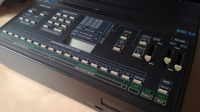 Elka EM44 FM synth 1986 EK44 desktop version | Reverb