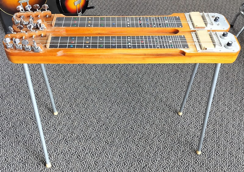 Very cool Double neck 8 string Lap Steel Guitar - All | Reverb