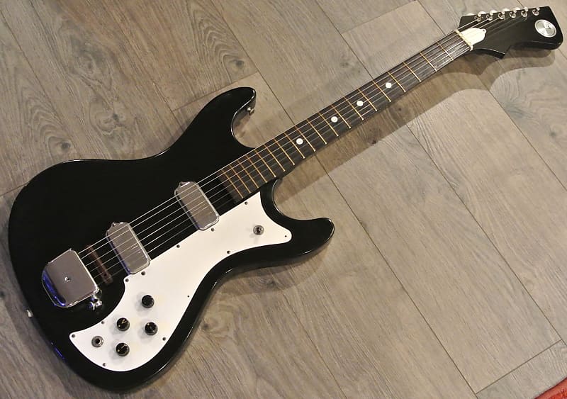 1960's Kay Made Truetone Model 302 with 2 Pancake Pickups | Reverb