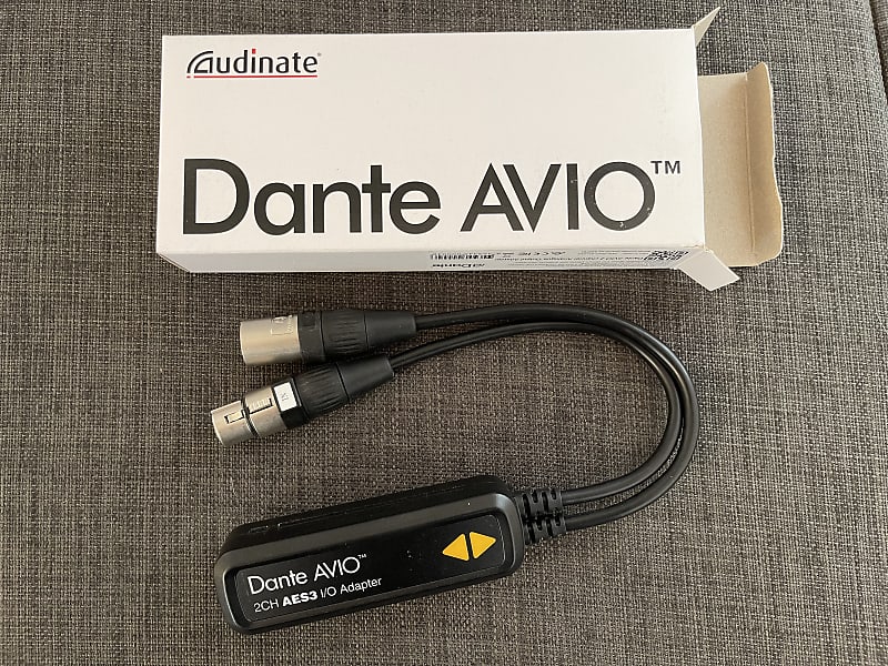 Audinate Dante AVIO 2CH AES3 I/O Adapter | Reverb