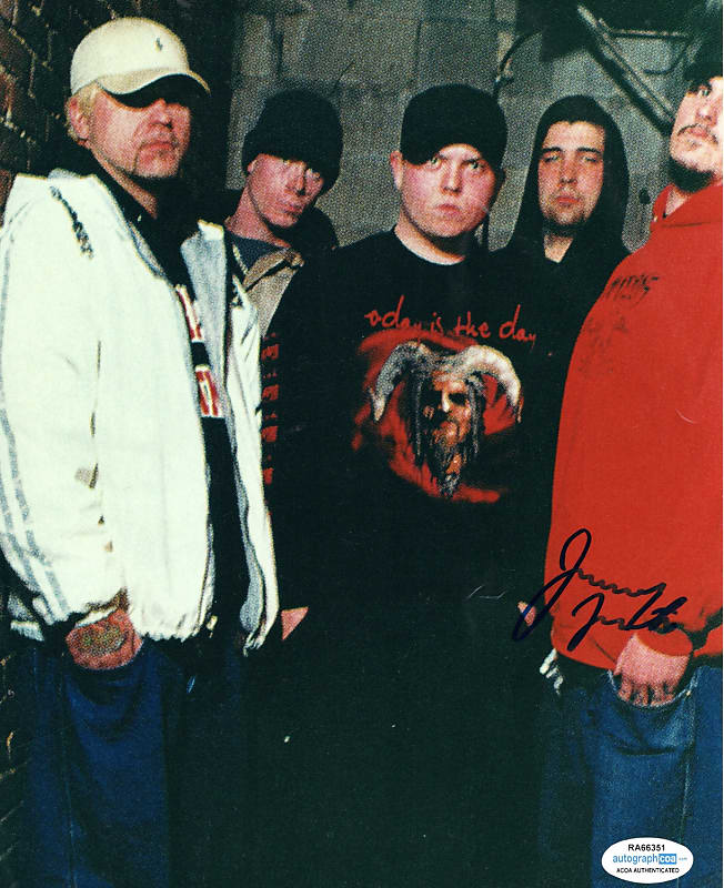 Hatebreed Jamey Jasta Autographed Signed 8x10 Band Photo ACOA | Reverb