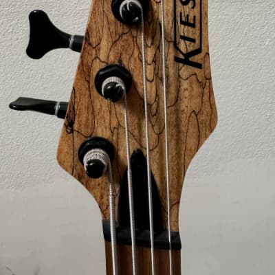 Kiesel JBM4 2020 - Spalted Maple top & matching headstock | Reverb