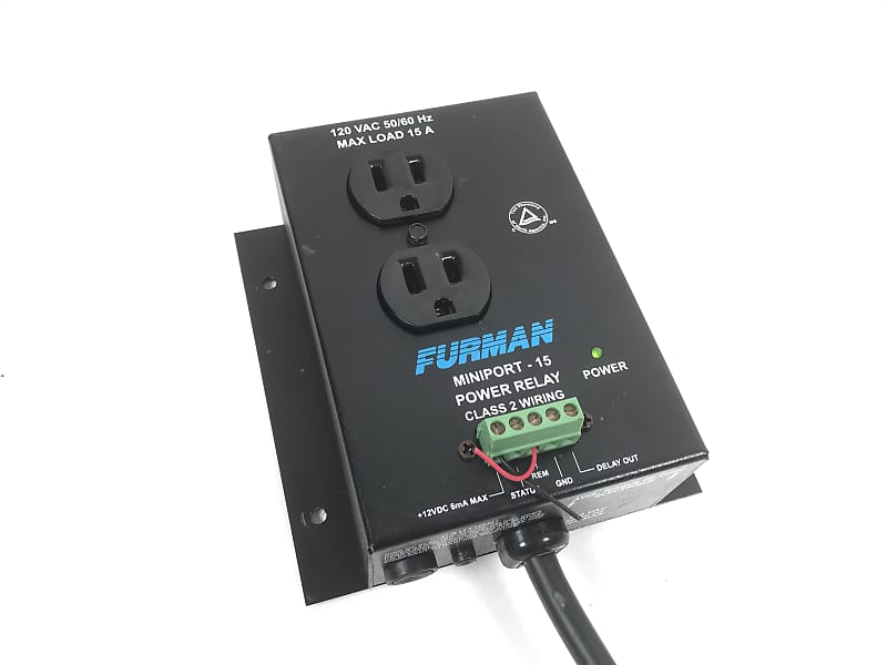 Furman Mini-Port 15 Power Relay Accessory MP15 120V 15 AMP | Reverb